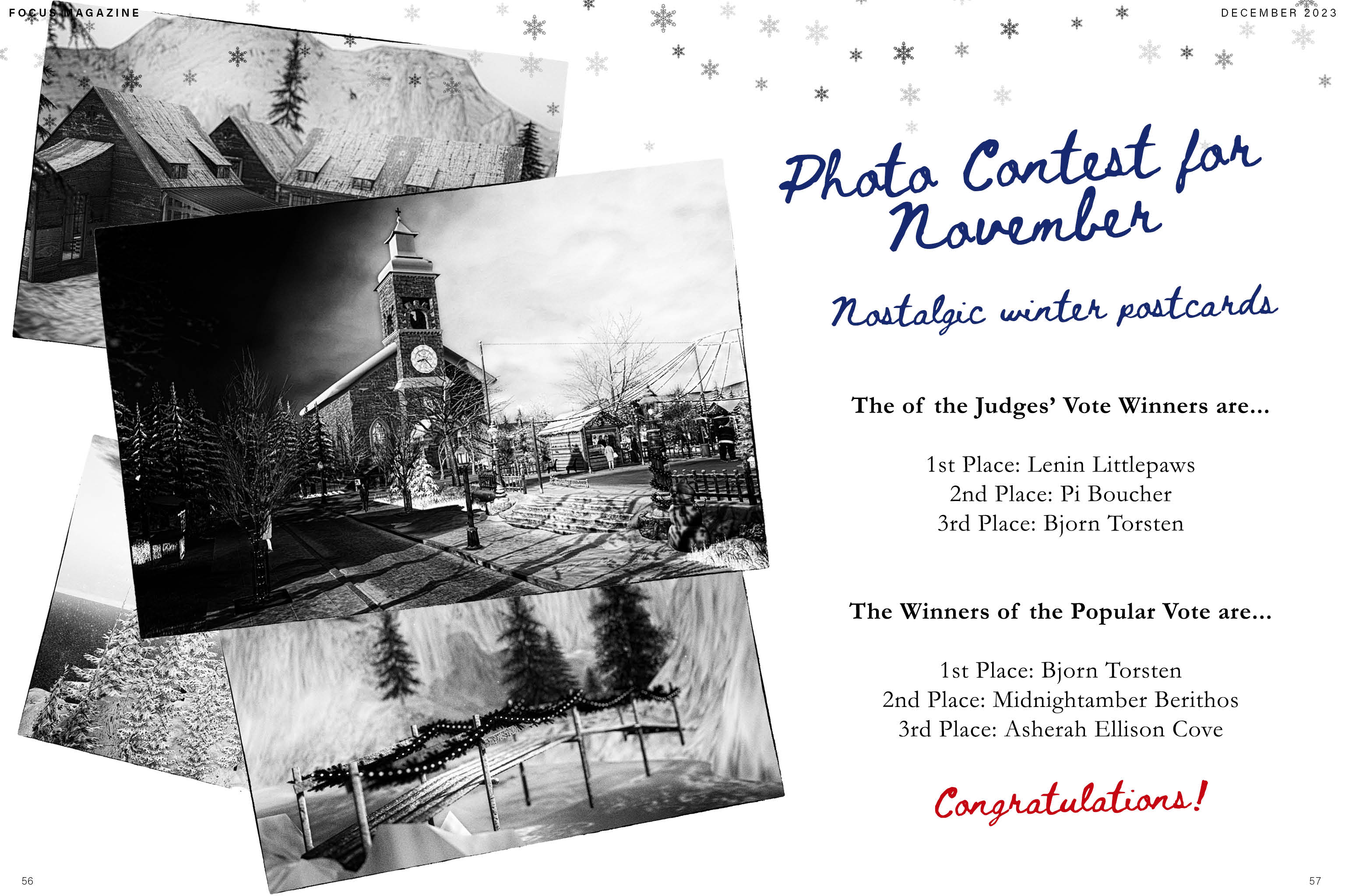 December 2023 - Photo Contest - FOCUS Magazine - Shining a Light on ...